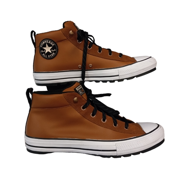 Converse | Shoes | Converse Chuck Taylor All Star Street Leather Mid ...